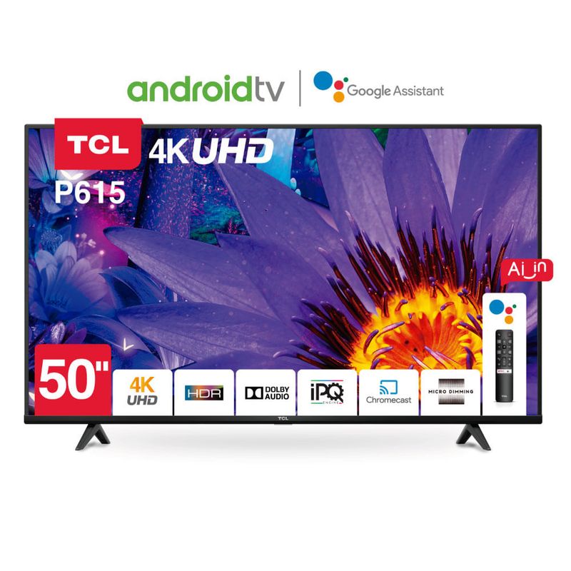 Smart TV TCL 50" 4K Mod. 50P615 - Disco