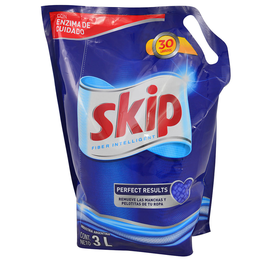 Pack detergente Skip 3 L + 800 ml regalo - Disco