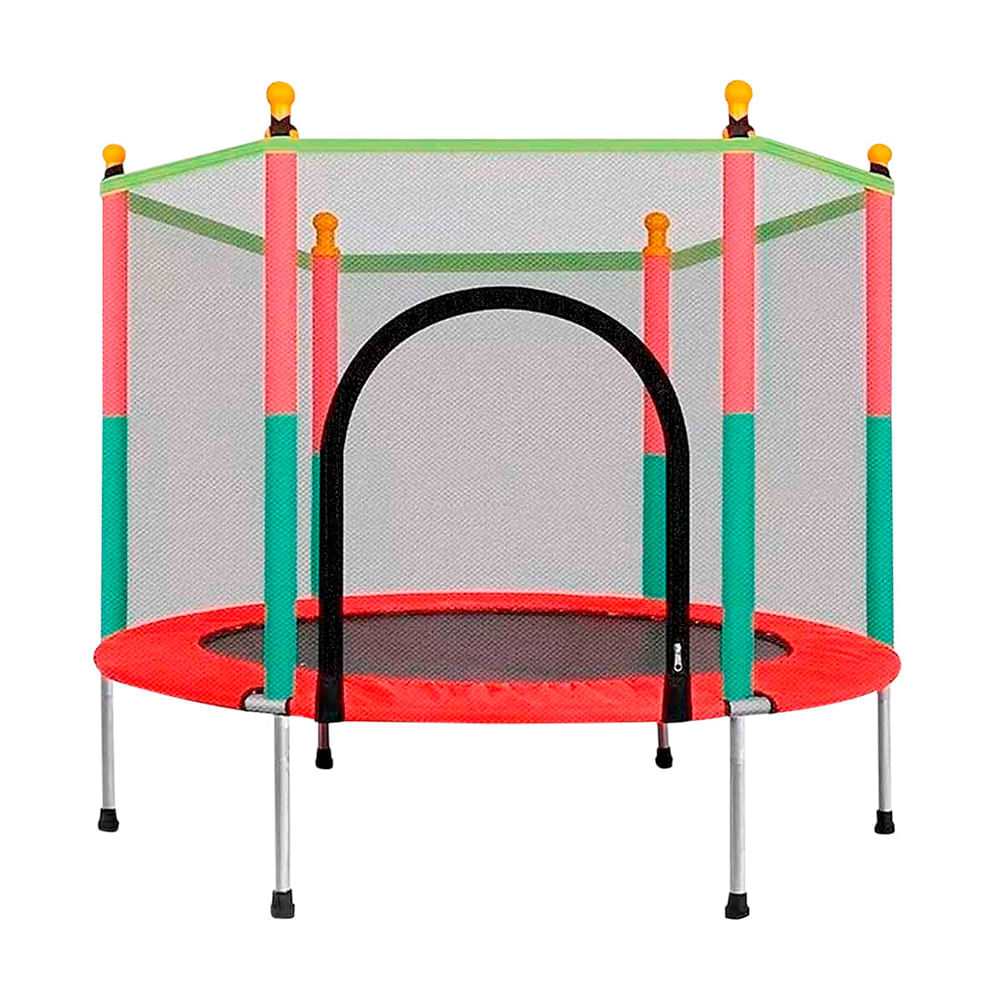 Cama elástica + red 1,80 m verde - Disco