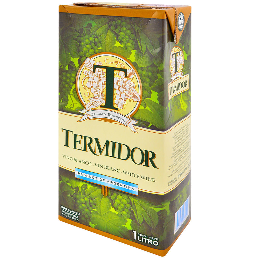 Vino blanco de mesa Termidor 1 L - Disco