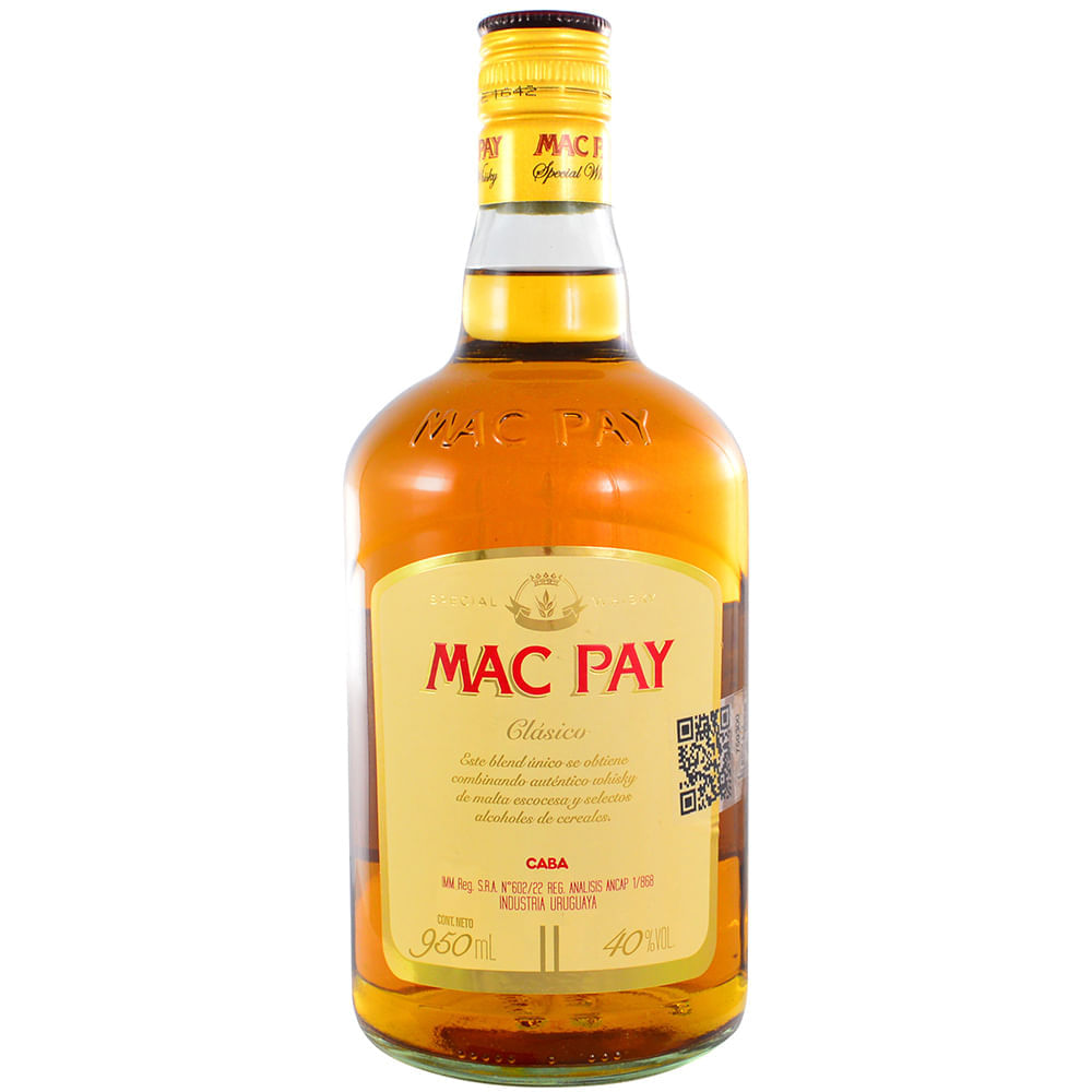 Whisky Mac Pay 950 ml - Disco