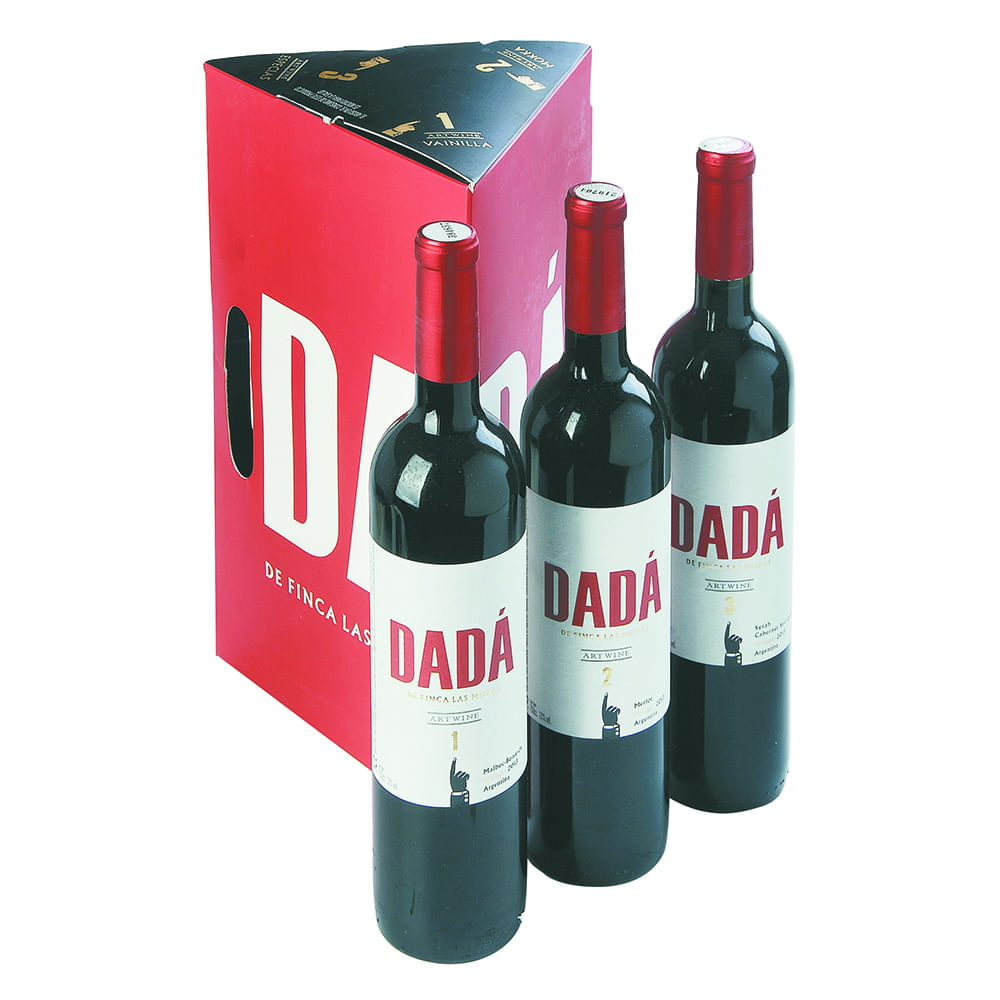 Vino Tinto Dadá tri Pack - Disco