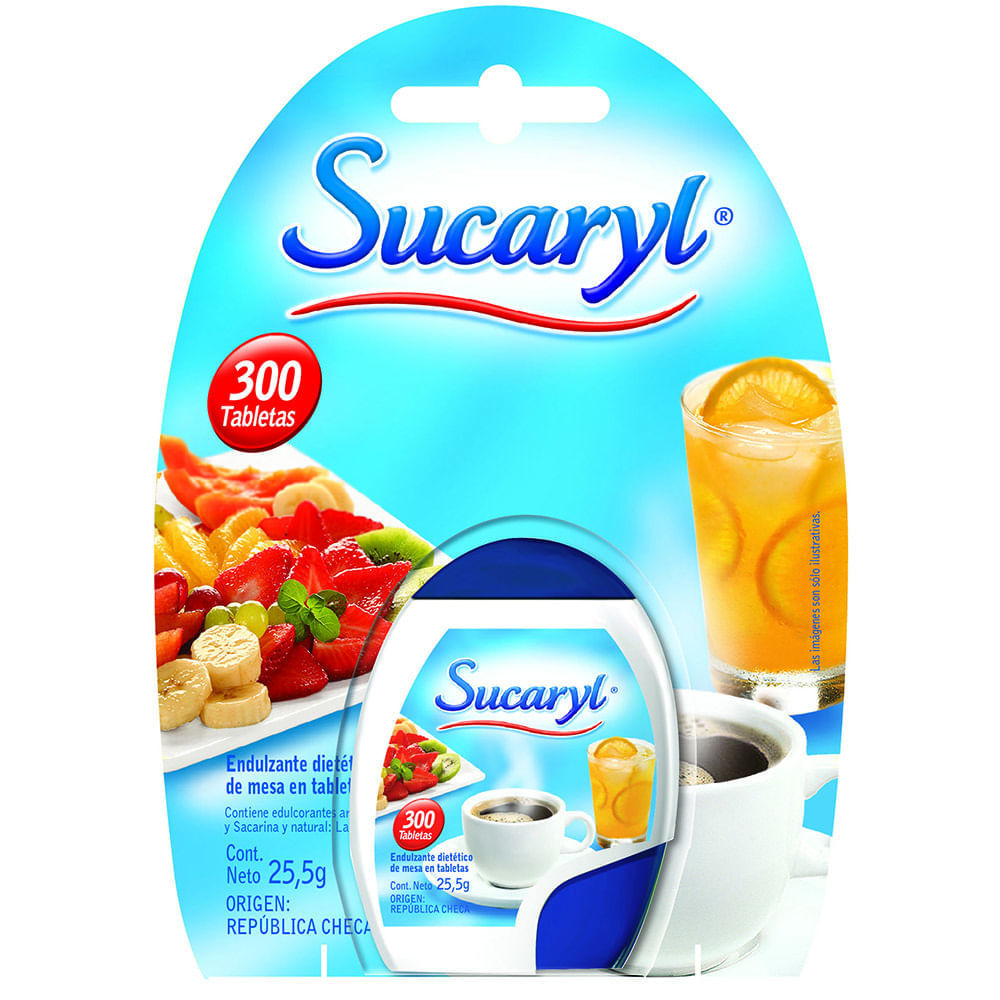 Edulcorante sódico SUCARYL 300 Tabletas - Disco