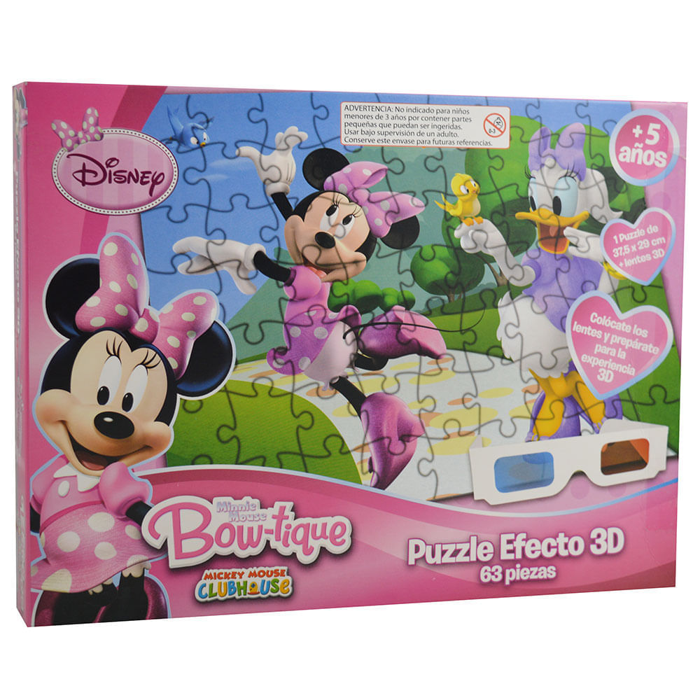 Puzzle 63 piezas efecto 3D - Disco