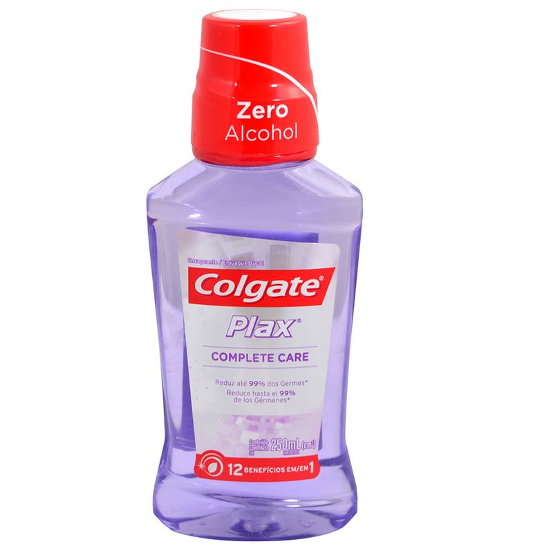 Enjuague bucal Colgate plax complete 250 ml - Disco Enjuague bucal Colgate plax complete 250 ml - Disco