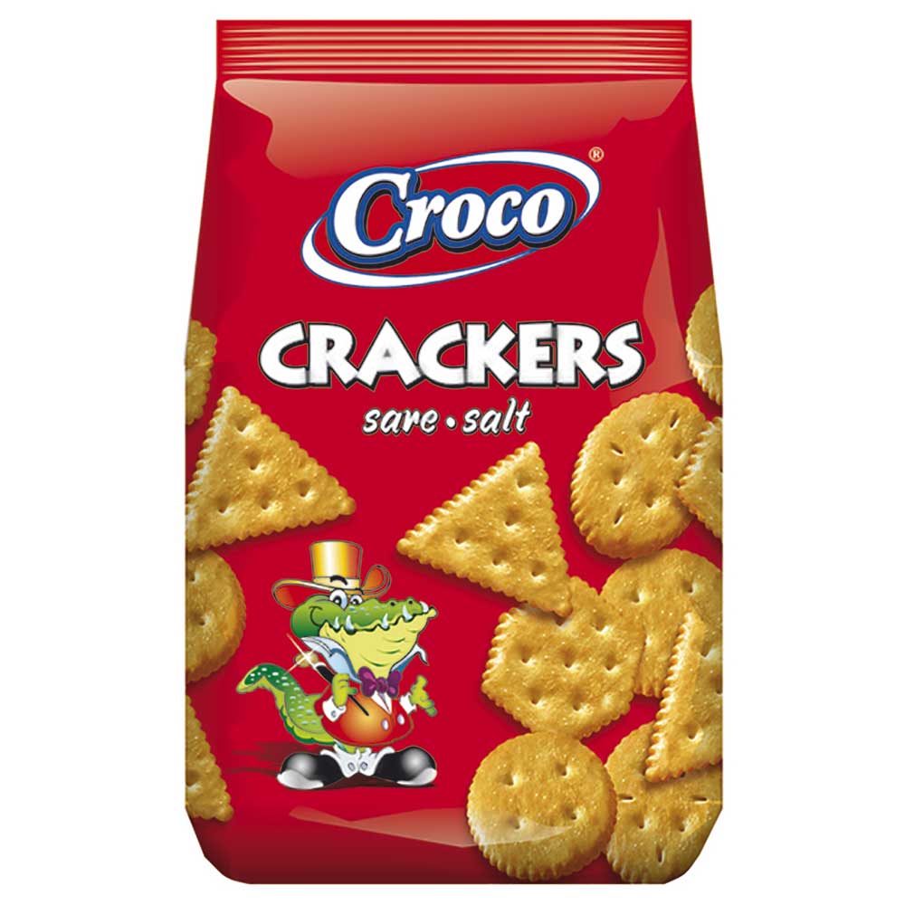 Snack crackers saladas CROCO 100g - Disco