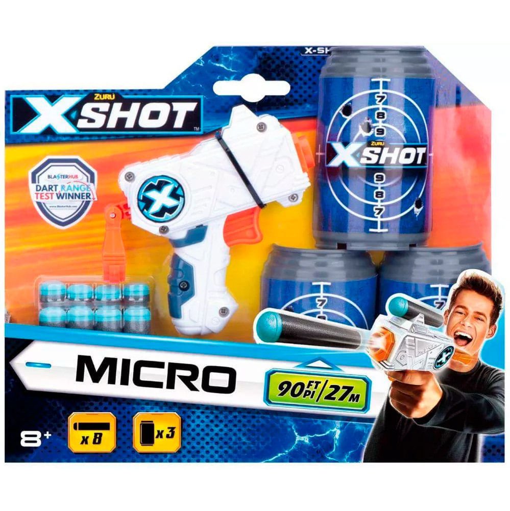 X Shot - excel micro con latas y dardos - Disco