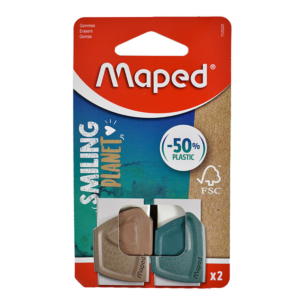 Goma protegida MAPED Smiling Planet - Disco