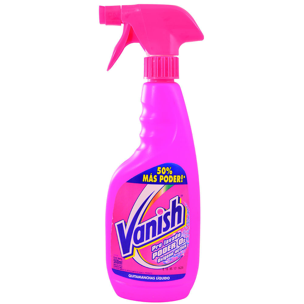 Prelavado Líquido VANISH Poder O2 gatillo 500 ml - Disco