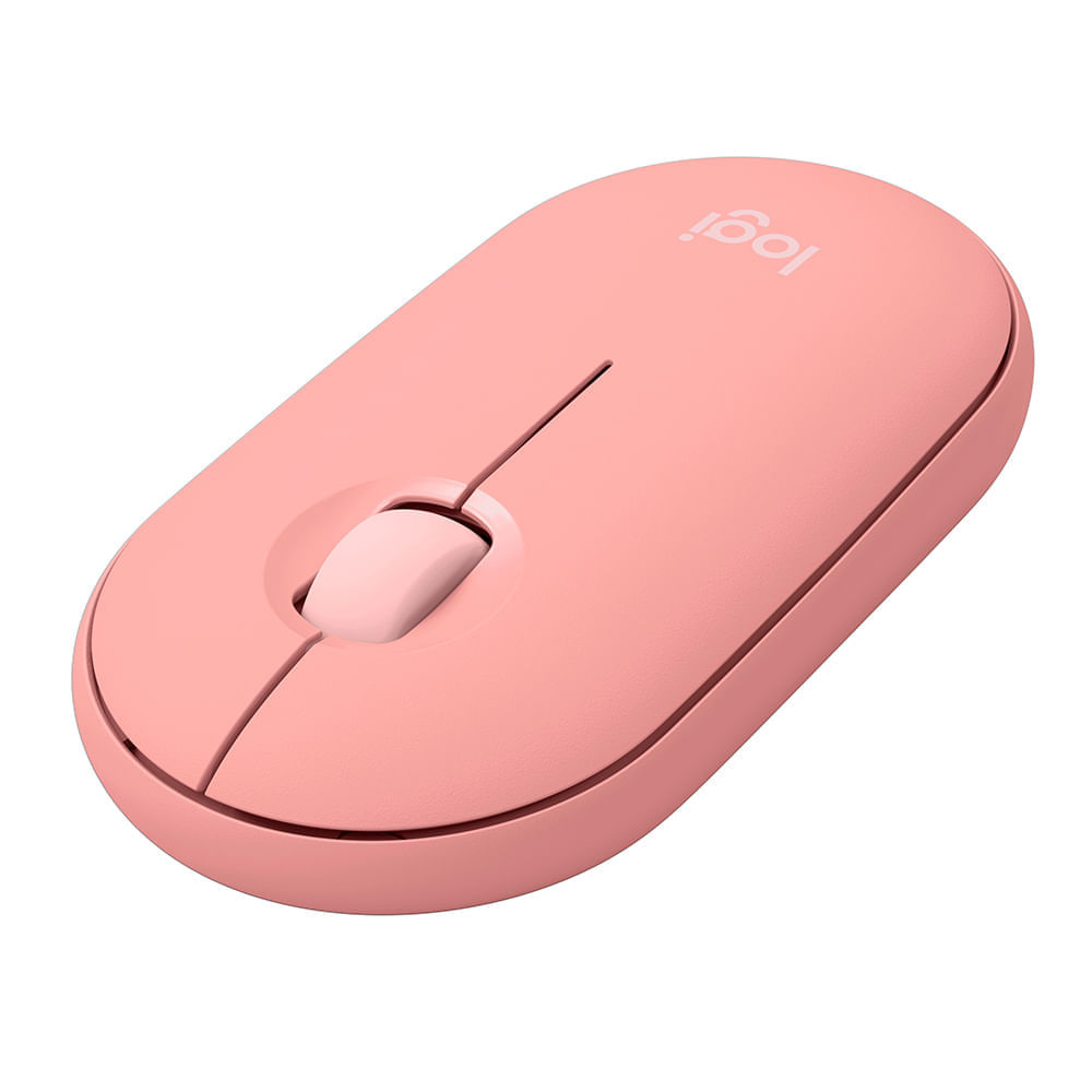 Mouse inalámbrico LOGITECH M350S Bluetooth rosa - Disco