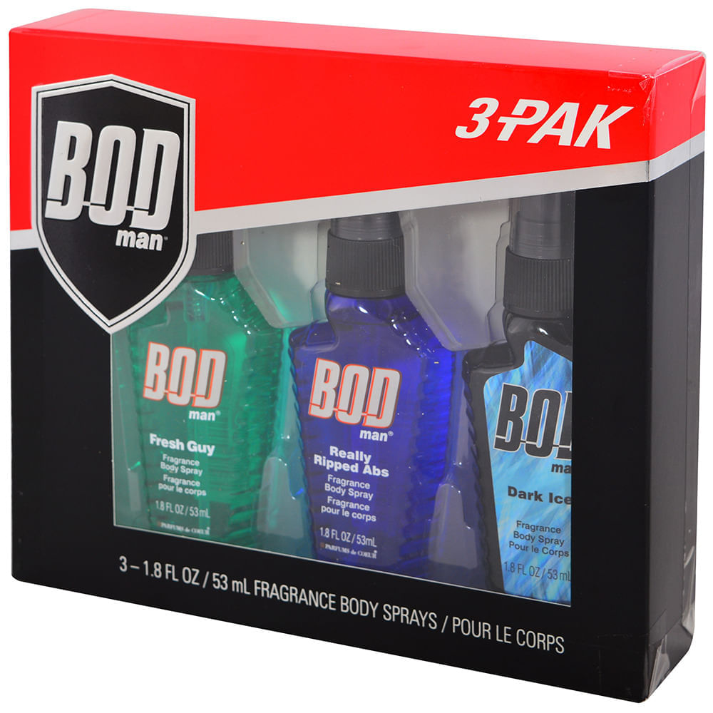 Set x 3 Body spray BOD MAN 53 ml - Disco