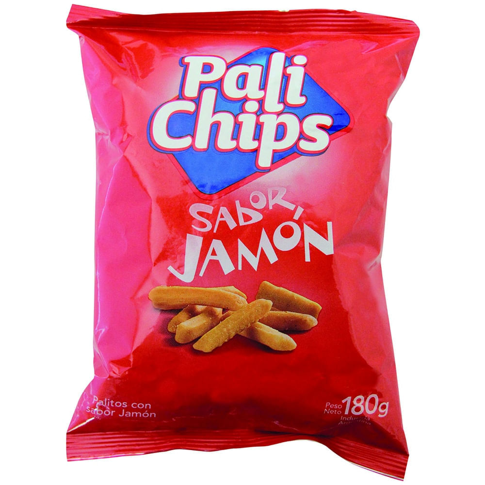 PALI CHIPS jamón 180 g - Disco