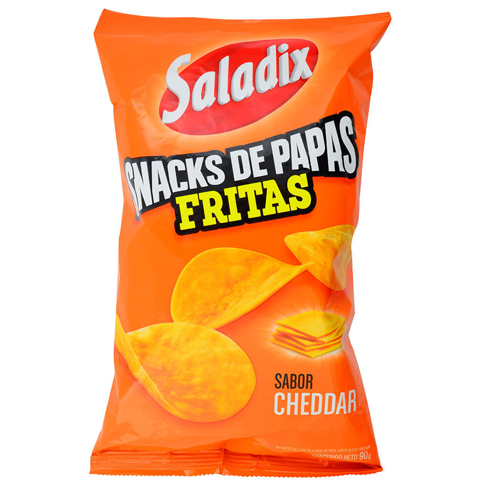 Papas Saladix Cheddar 90 G Disco