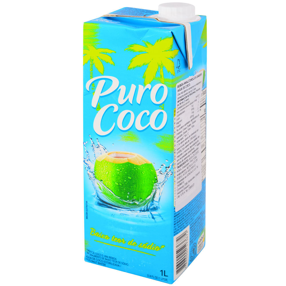 Agua de coco puro coco Maguary 1 L - Disco