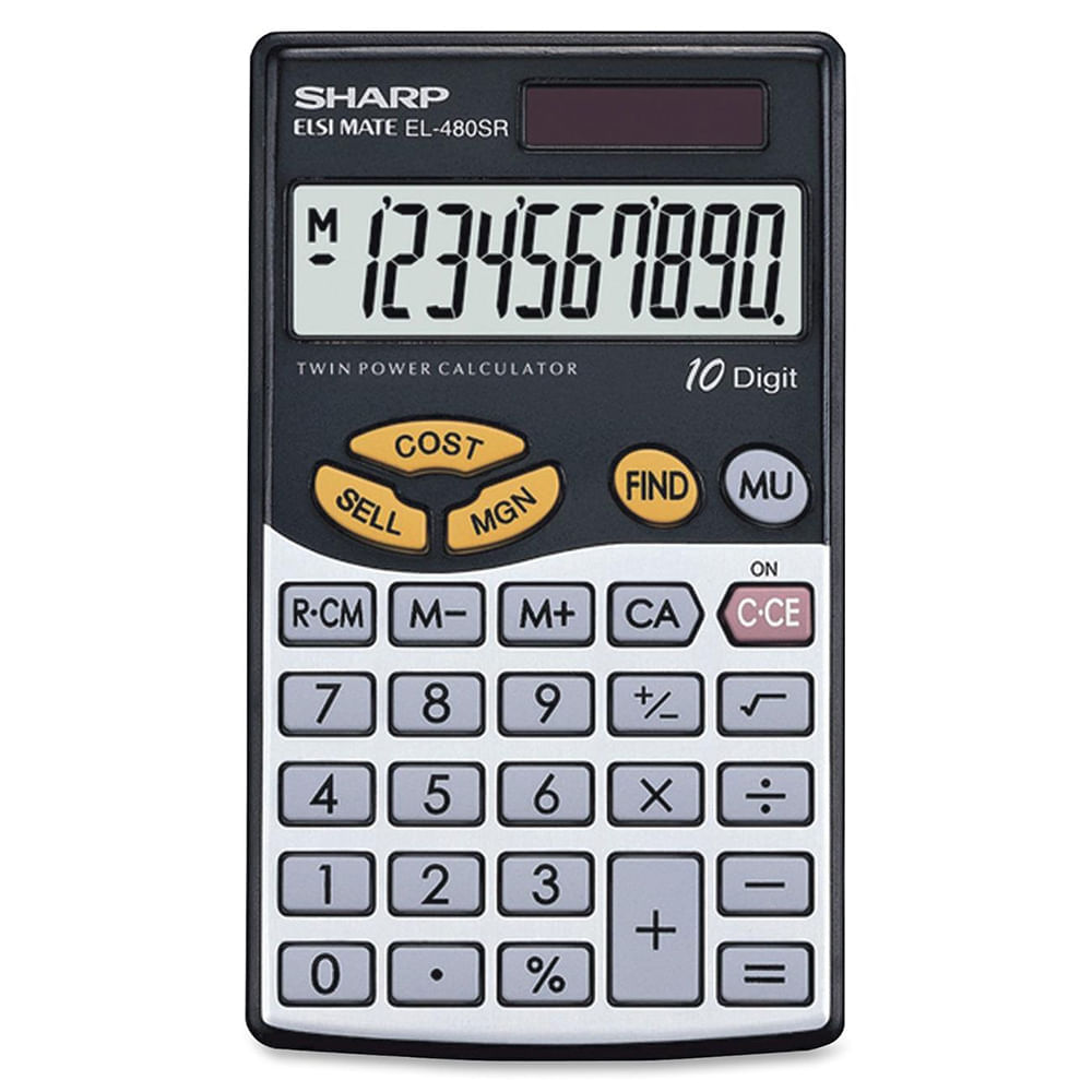 Calculadora SHARP Mod. EL-480SRB - Disco
