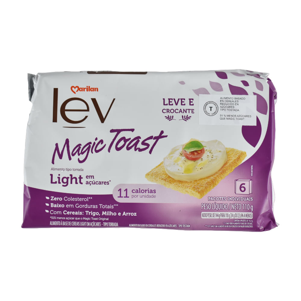 Tostadas light MAGIC TOAST marilan 110 g - Disco