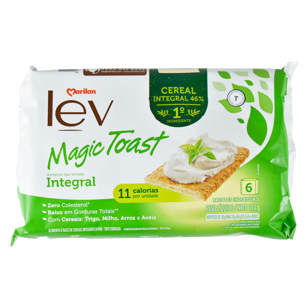 Tostadas Integrales Magic Toast MARILAN 110 g - Disco
