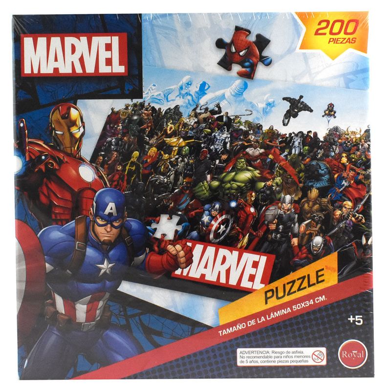 Marvel puzzle 200 piezas - Disco