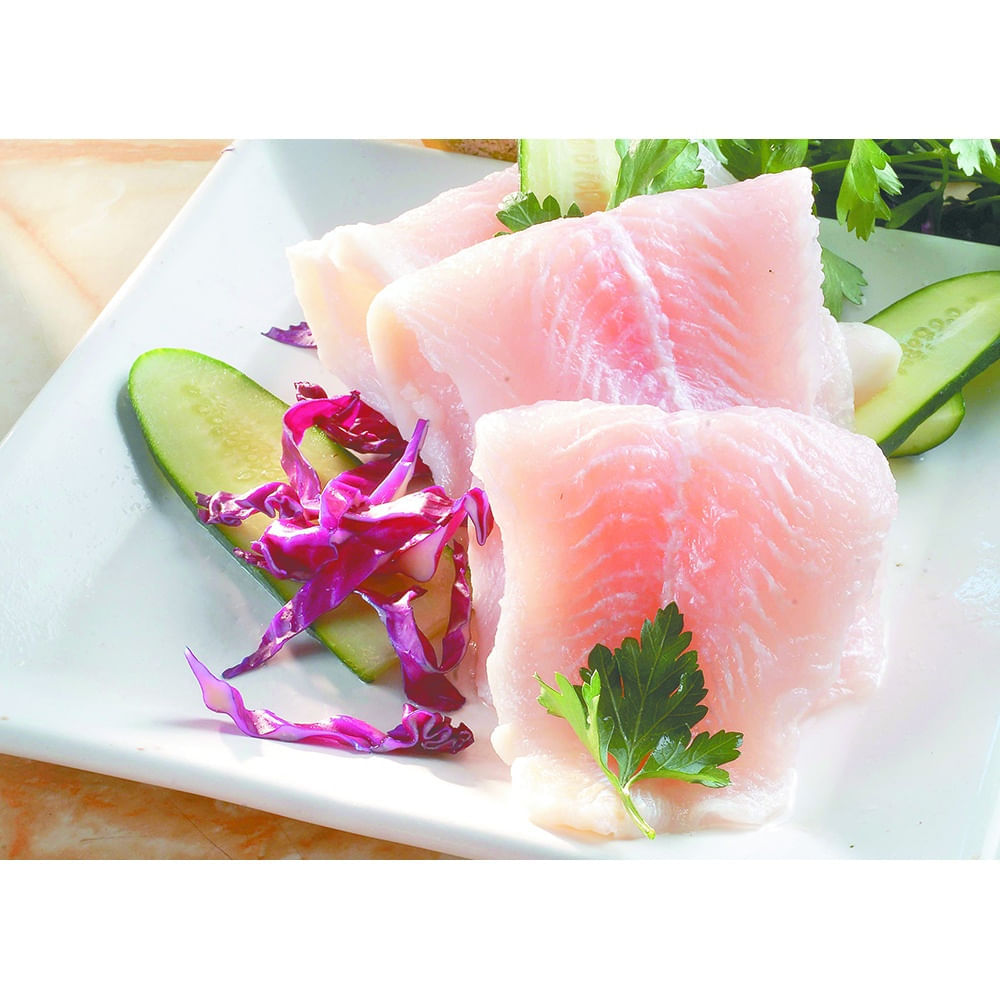 Filet Pangasius congelado en bandeja - Disco