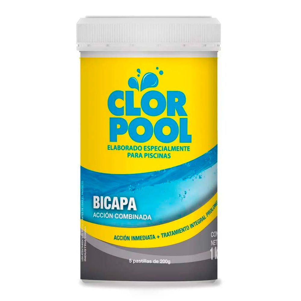 Cloro CLOR POOL pastilla bicapa - Disco