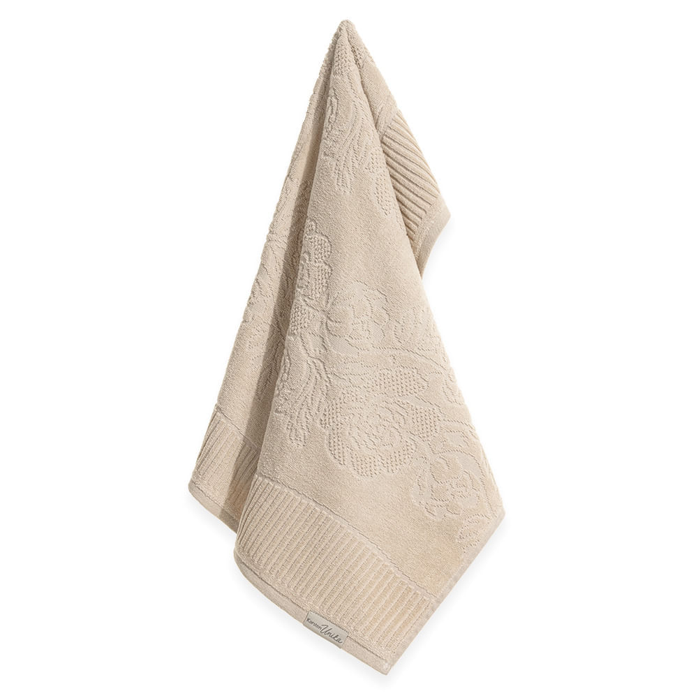 Toalla de Rostro 48x70 cm Línea Grace color beige - Disco