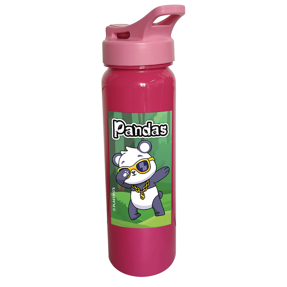 Botella Tapa Antipolvo 700 ml Panda - Disco