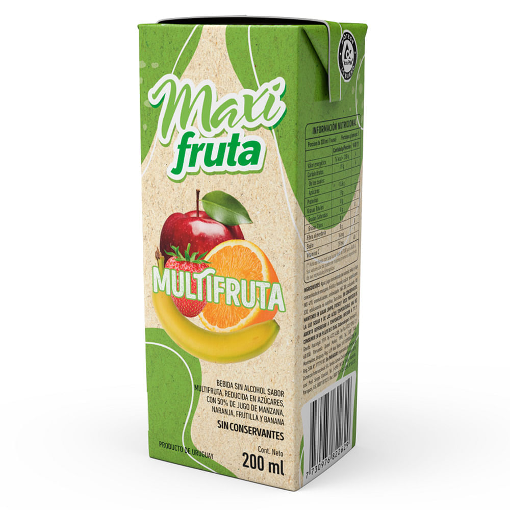 Jugo Multifruta MAXIFRUTA 200 ml - Disco