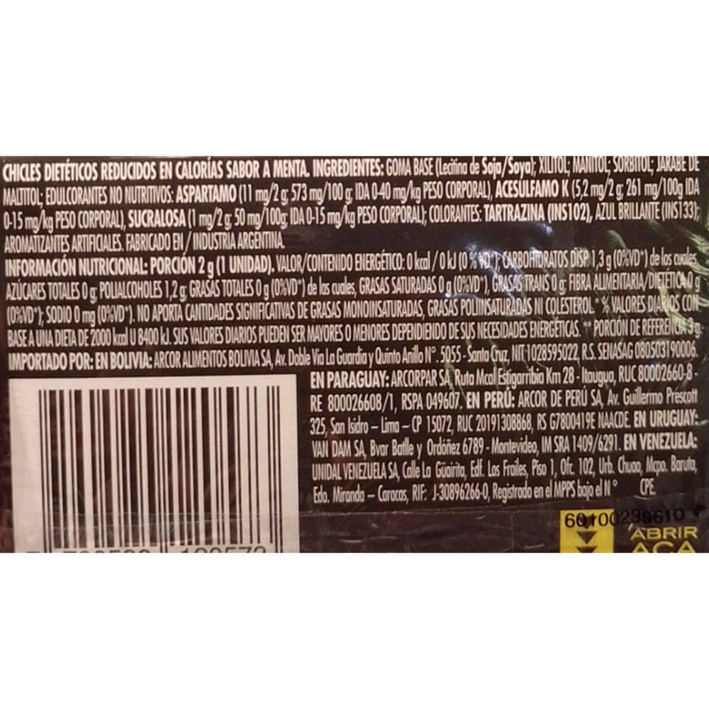 Chicle TOPLINE 7 Ultra Clean 24 g - Disco