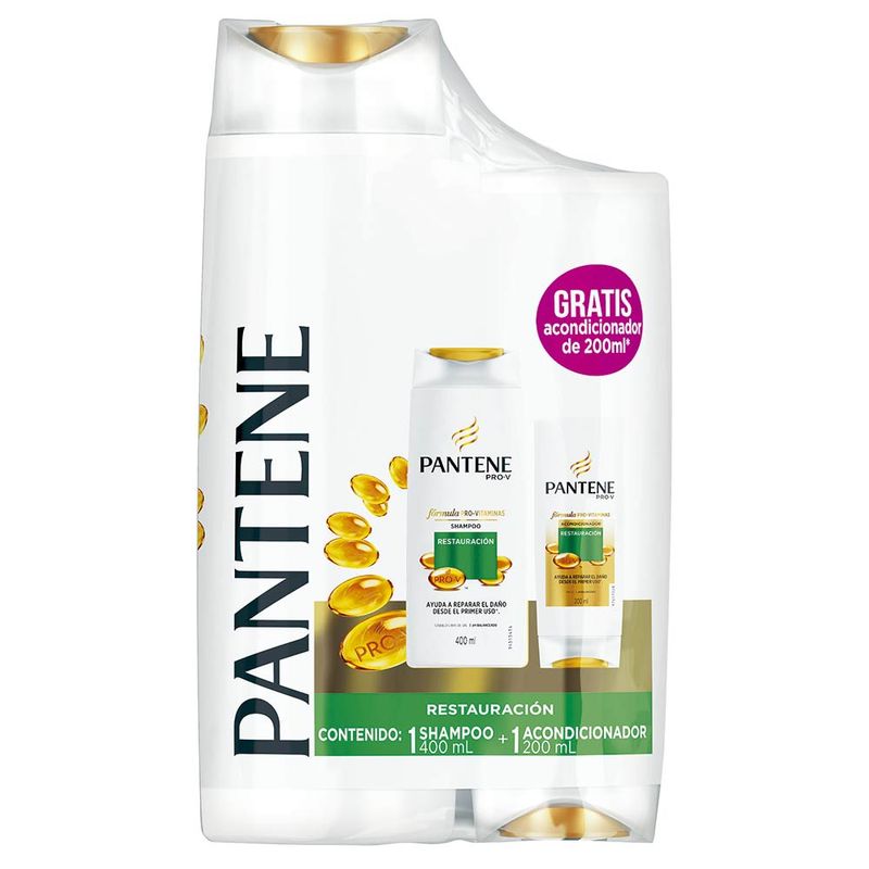 Pack PANTENE shampoo + acondicionador - Disco