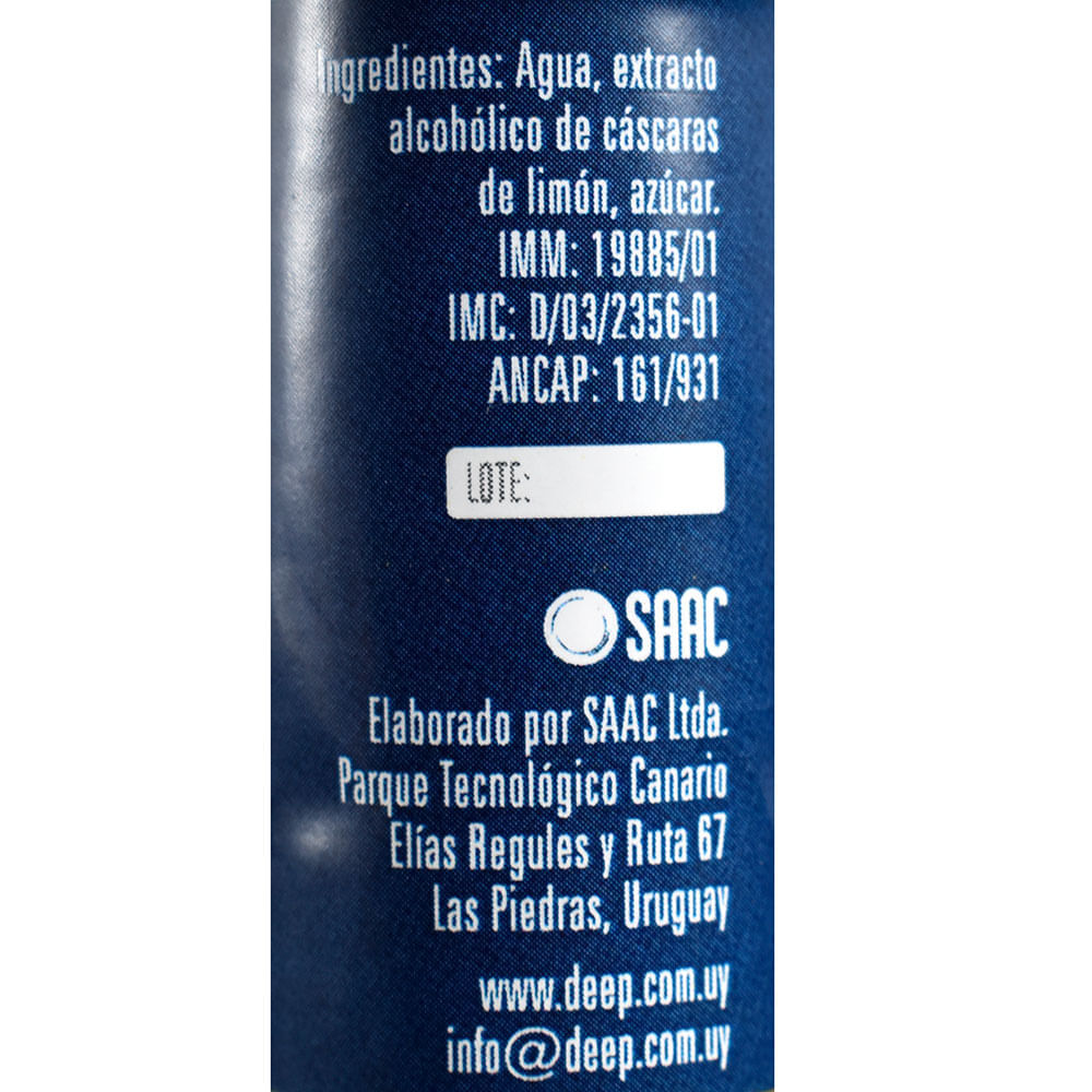 Licor DEEP limoncello 750 ml - Disco