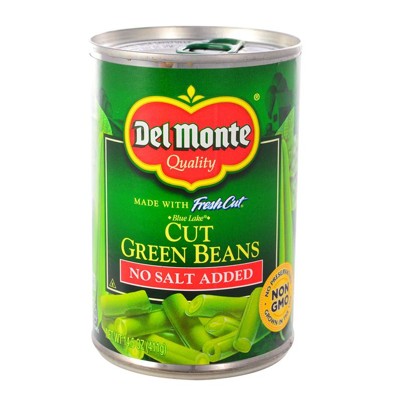 Chauchas cortadas sin sal DEL MONTE 411 g - Disco