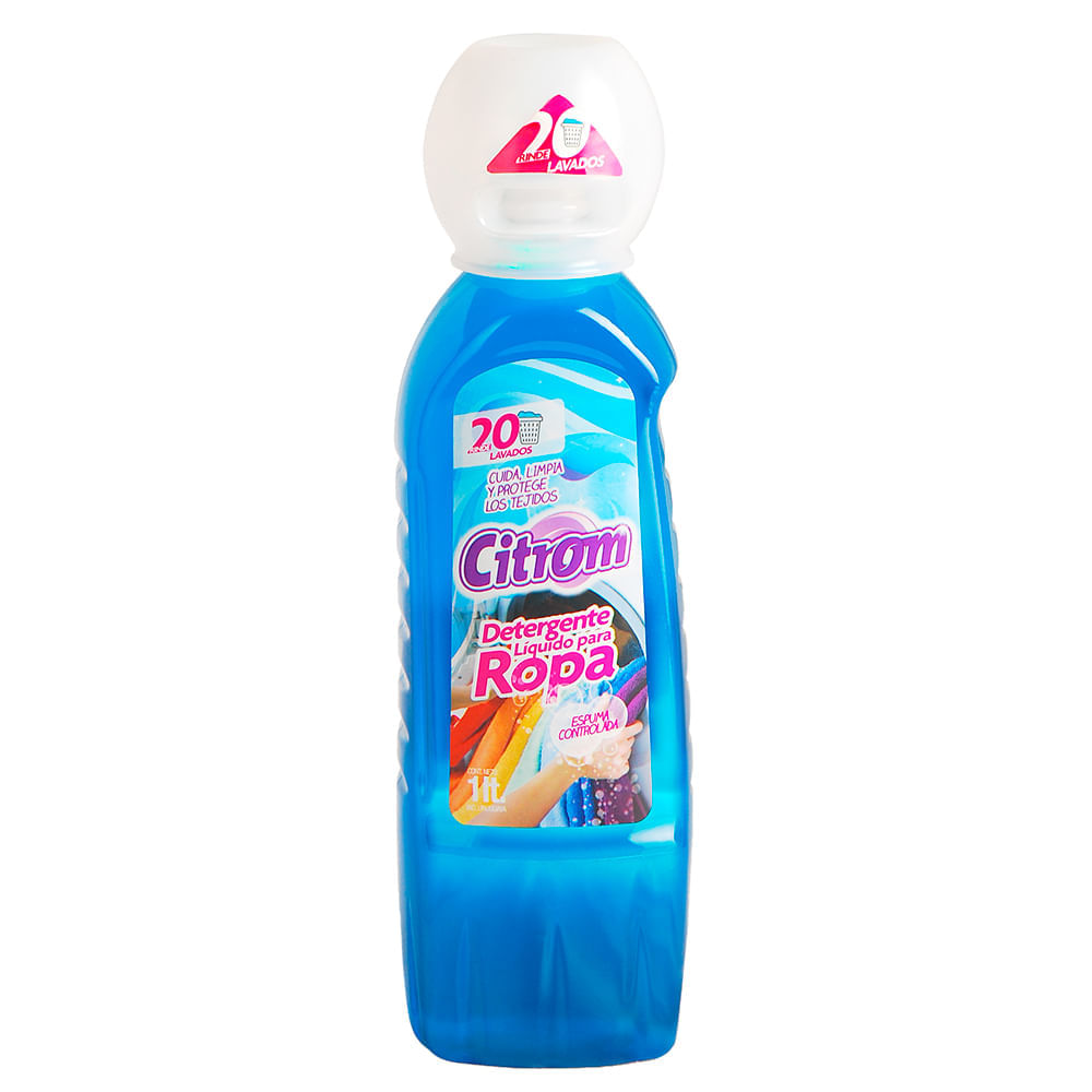 Detergente líquido para ropa CITROM 1 L - Disco