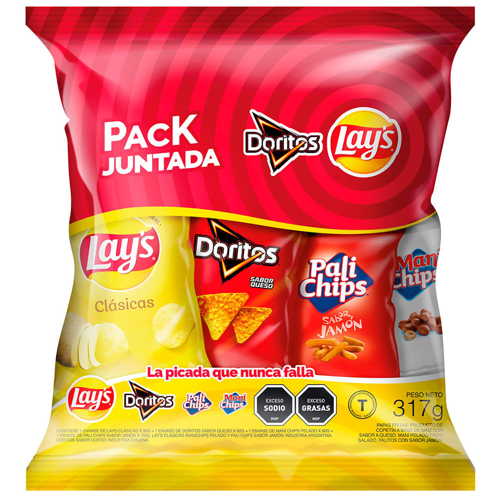 Pack Juntada LAY'S 317 g - Disco