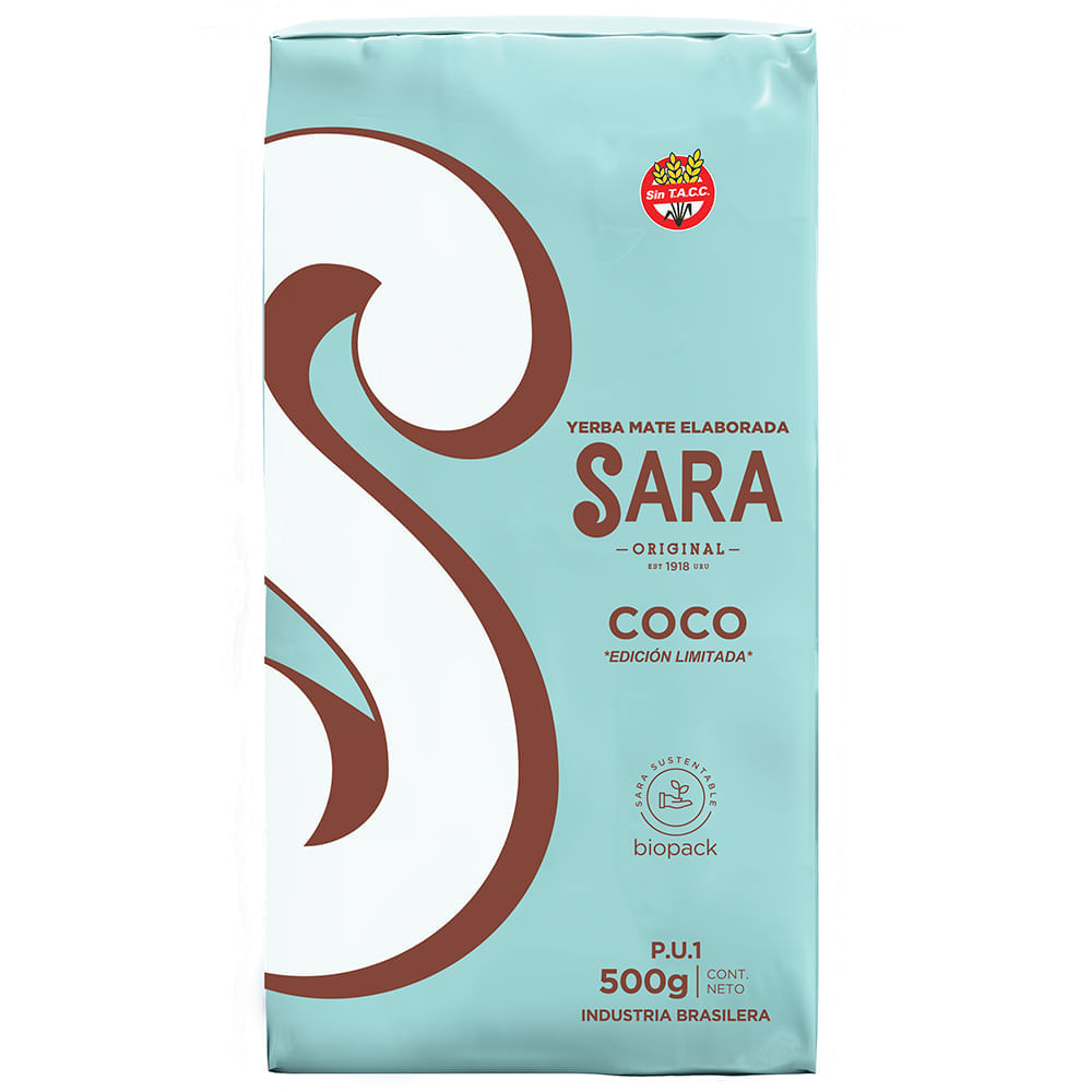 Yerba SARA Coco 500 g - Disco