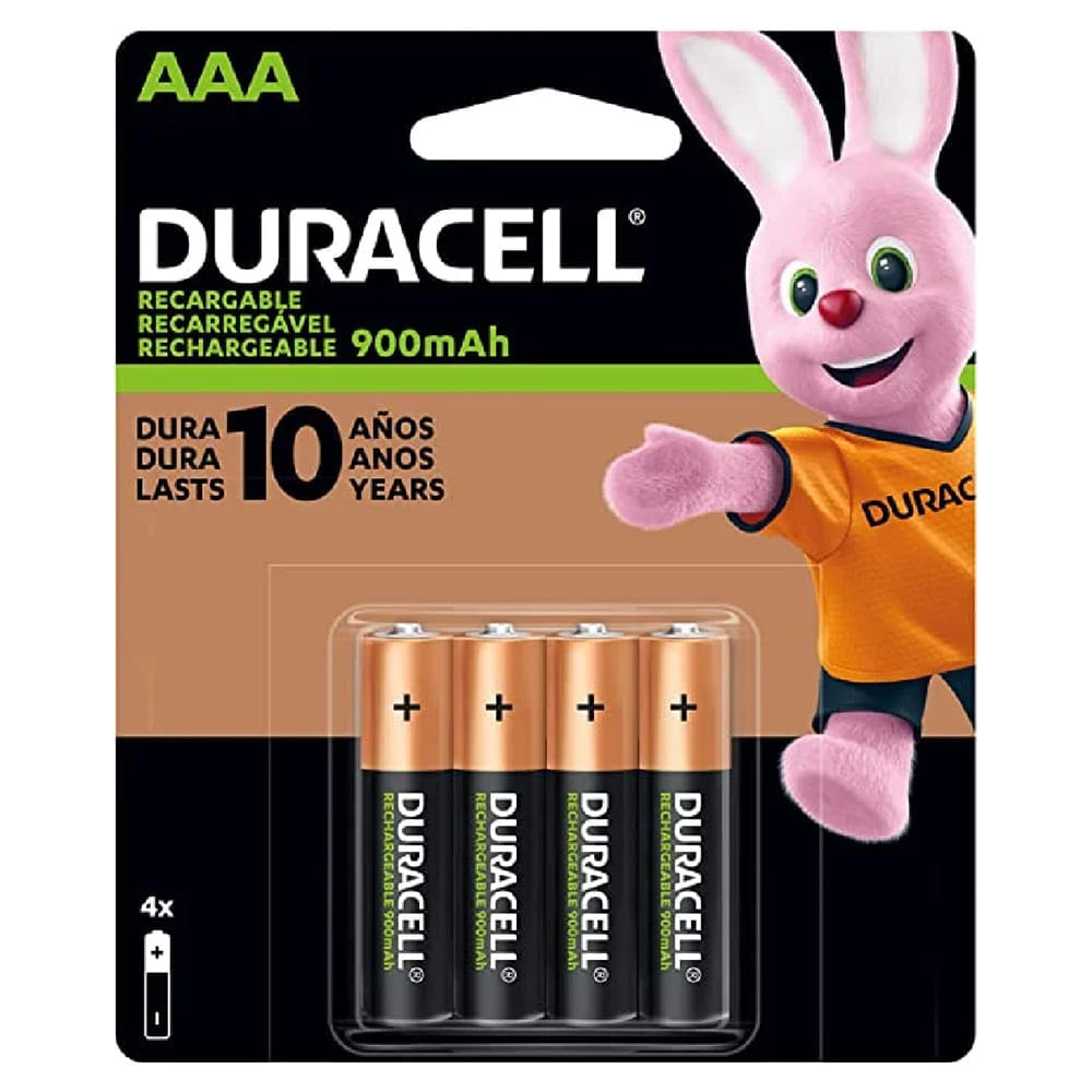 Pila DURACELL AAAx4 Recargable - Disco
