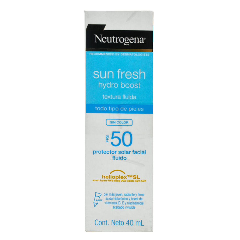 Protector Solar Facial NEUTROGENA fps 50 sin Color - Disco