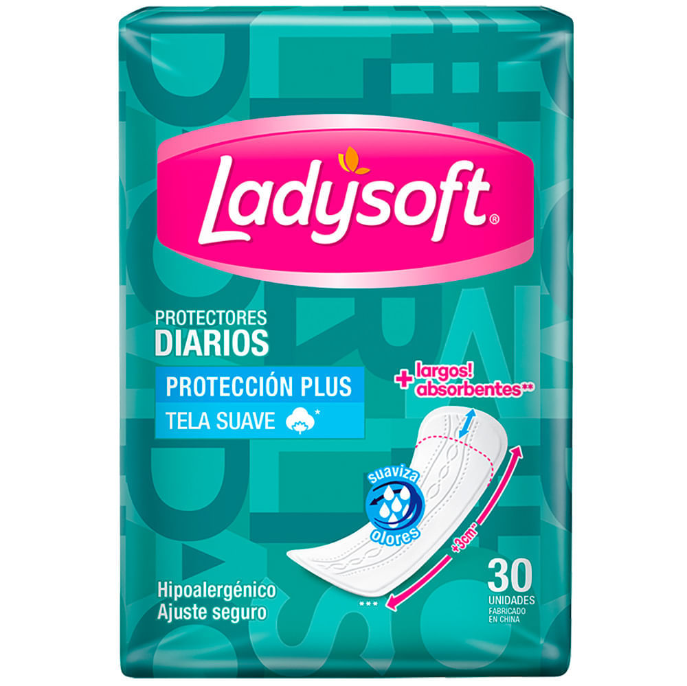 Protector Diario LADYSOFT largo x30 - Disco
