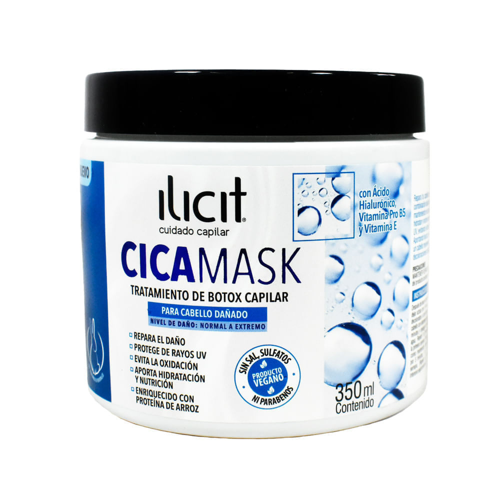 Máscara Capilar ILICIT Botox 350 ml - Disco