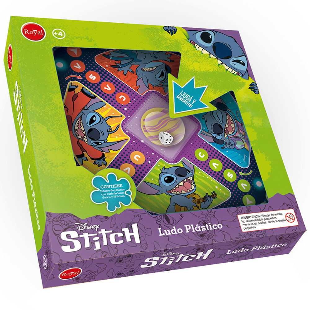 Ludo Plástico Stitch - Disco
