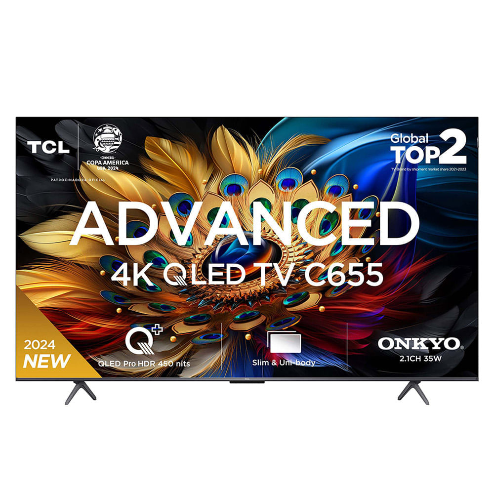 Smart TV TCL 55" Qled Mod.55C655 - Disco