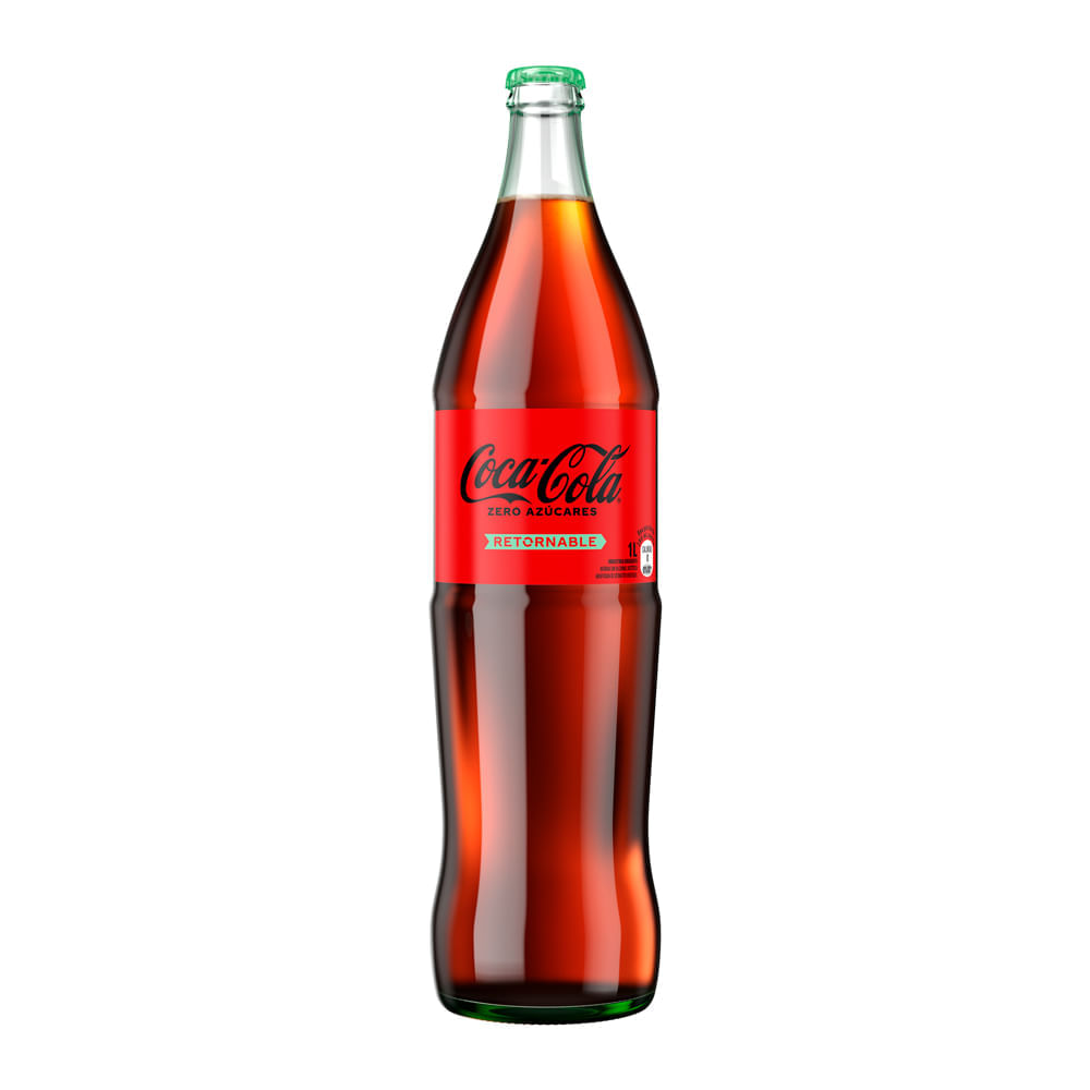 Refresco COCA COLA Zero 1 L Retornable - Disco