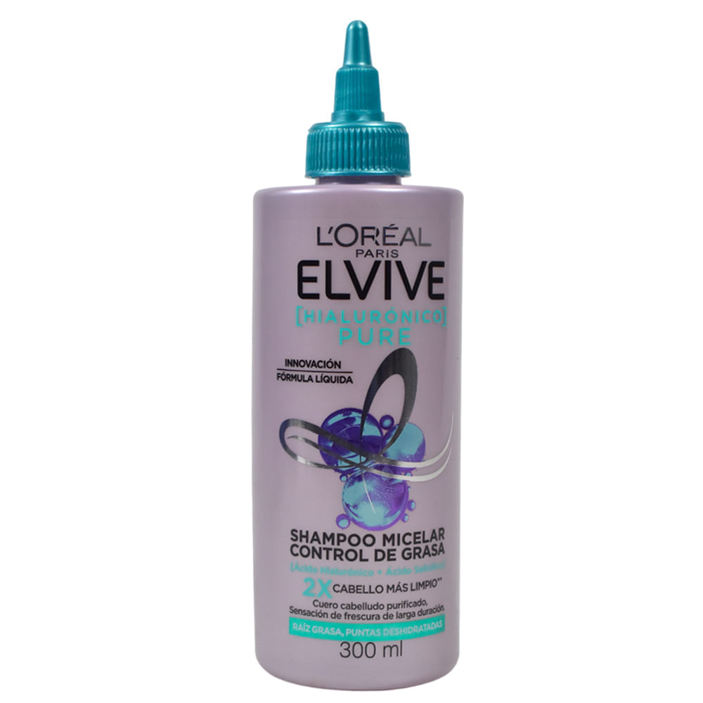 Shampoo ELVIVE Ha Pure Micellar 300 ml - Disco